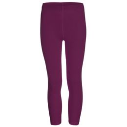 Leggings happy girls, M&auml;dchen, Gr. 92, N-Gr, lila (berry), Jersey, Obermaterial: 95% Baumwolle, 5% Elasthan, unifarben, skinny fit kn&ouml;chellang, Hosen Leggings, in Basic-Form
