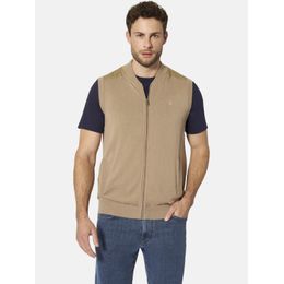 Strickweste Babista "Strickweste RENAR", Herren, Gr. 3XL, beige, Obermaterial: 100% Baumwolle CO., Westen Strickweste