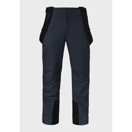 Sch&ouml;ffel Latzhose SCH&Ouml;FFEL "Ski Pants Style Pine MNS", Herren, Gr. 50, Normalgr&ouml;&szlig;en, 8820, blau, Oberstoff: Aussenseite: 100% Polyester; (Membran: Polyurethan); Futter Rumpf oben: 88% Polyester, 12% Elasthan; Futter Rumpf unten: 100% Polyester; Wattierung: 100% Polyester, Hosen Latzhose