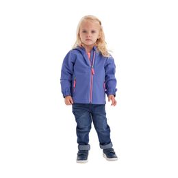 Funktionsjacke "FIOS 10 MNS JCKT", Kinder, Gr. 98/104, blau (indigo), Obermaterial: 100% Polyester;Futter: 100% Polyester, FIRST INSTINCT BY Killtec, Jacken Funktionsjacke, Wasser- und winddicht, &Auml;rmel mit Grow-Up Funktion, Kinnschutz