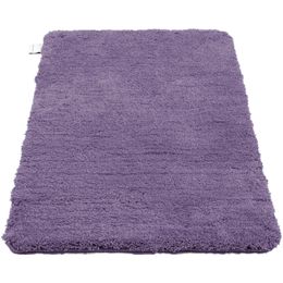 Badematte Tom Tailor HOME "Cozy Bath UNI", lila, H:27mm, Polyester, Badematten, Badematte, Badteppich, Uni Farben, rechteckig, rund und oval erh&auml;ltlich
