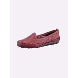 Ballerina Gemini, Damen, Gr. 42, rot, Glattleder, Schuhe Ballerina