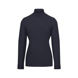 Rollkragenshirt Fynch-Hatton, Herren, Gr. M, blau (navy), Jersey, Obermaterial: 100% Baumwolle, regular fit normal, Shirts Rollkragenshirt, mit Logo-Bestickung an der Brust