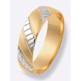 Fingerring Lady Gr. 21, gold (gelbgold 375), Fingerringe, Herren, 21, Metall, Fingerring