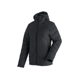 Outdoorjacke Maier Sports "Loket W", Damen, Gr. 42, schwarz, 100% Polyamid, Rundhals, Jacken Outdoorjacke, Damen Wanderjacke, atmungsaktive Jacke mit Kapuze