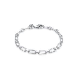 Armkette Kuzzoi "Armband Gliederkette Herren Oval Modern 925 Sterling Silber" Gr. 190, silber, Armb&auml;nder, Herren, 190, Silber 925 (Sterlingsilber), Armkette