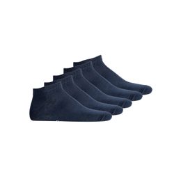 Jack & Jones Sneakersocken JACK & JONES "Socken JACDONGO SOCKS 5 PACK 5er Pack", Herren, Gr. 40-46, blau (marineblau), Obermaterial: 72% Baumwolle CO. 26% Polyester PES. 2% Elasthan EL., Socken Sneakersocken