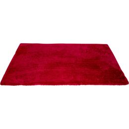 Badematte Dyckhoff "Siena" Gr. 4, rot (granat), H:30mm, Polyester, Badematten, Badematte