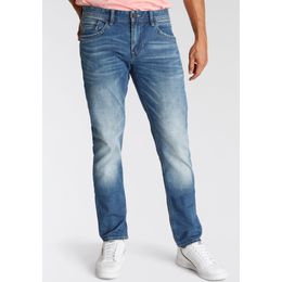 PME-Legend Slim-fit-Jeans PME LEGEND "Tailwheel PTR140", Damen, Gr. 40, L&auml;nge 34, blau (soft mid blau), Denim/Jeans, Obermaterial: 79% Baumwolle, 20% Polyester, 1% Elasthan, slim fit lang, Jeans Slim-fit-Jeans