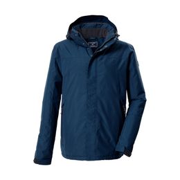 Funktionsjacke Killtec "KOW 1 MN JCKT", Herren, Gr. M, dunkelblau, Obermaterial: 100% Polyester;Futter: 100% Polyester;F&uuml;llung: 100% Polyester, Jacken Funktionsjacke, Wind- und wasserdichte Herrenjacke, atmungsaktiv, abnehmbare Kapuze