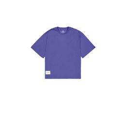 T-Shirt Alpha Industries "Studio Edition T-Shirt", Herren, Gr. M, lila (night lila), Obermaterial: 100% Baumwolle, Shirts T-Shirt