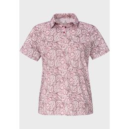 Sch&ouml;ffel Poloshirt SCH&Ouml;FFEL "Hiking Polo Shirt Style Todra WMS", Damen, Gr. 42, rosa (3205, rosa), Oberstoff: 91% Polyester 9% Elasthan, V-Ausschnitt, Shirts Poloshirt