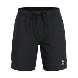 Boardshorts Roxy "Roxy Wave 7", Damen, Gr. S, grau (anthrazit), 90% Polyester, 10% Elasthan, Hosen Boardshorts