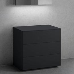 neoro n50 Unterschrank B: 80 cm mit 3 Ausz&uuml;gen, BN0452BM+BN0402BM,