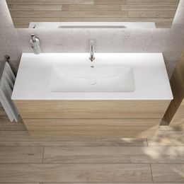 Duravit ME by Starck Waschtisch, evineo ineo5 evo Unterschrank B: 121 cm, 2 Ausz&uuml;ge, mit Griffmulde,, 233612AC00+BE0716OA,