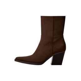Bershka Stiefelette Damen Gr&ouml;&szlig;e 39 braun Winterschuhe