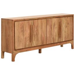 Livetastic Sideboard, Akazie, Holz, Akazie, Hartholz,Hartholz,Hartholz, Holz, 2 F&auml;cher, 175x81x40 cm, Typenauswahl, handgemacht, Holzm&ouml;bel, Kleinm&ouml;bel Holz, Holzkommoden, Sideboards Holz