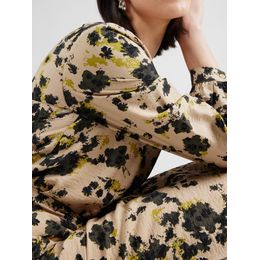 Jacqueline de Yong JDY Kleid 'JDYELIA' Damen Gr&ouml;&szlig;e 36 beige / gelb / schwarz Winterkleid