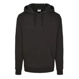 Rundhalspullover Urban Classics "Urban Classics Herren Organic Basic Hoody", Herren, Gr. S, schwarz, 100% Baumwolle, unifarben, normal, ohne Ausschnitt, Pullover Rundhalspullover