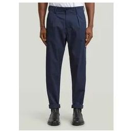 G-Star Raw Chinohose G-STAR "Pleated Chino Relaxed Tapered", Herren, Gr. 31, L&auml;nge 36, salute, Obermaterial: 75% Polyester, 25% Elastomultiester, Hosen Chinohose