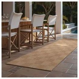 Teppich Ted Baker "Dorothy, Wendeteppich", jute wei&szlig;, B:80cm H:8mm L:200cm, Polypropylen, Teppiche, Teppich, Designteppich, Wetterfest, Pflegeleicht, Modern, Wohnzimmer, Terrasse