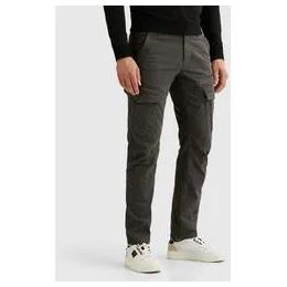 PME-Legend Cargohose PME LEGEND "Nordrop Stretch Twill", Herren, Gr. 40, L&auml;nge 32, grau (turbulence), Twill, Obermaterial: 97% Baumwolle, 3% Elasthan, unifarben, regular fit kn&ouml;chellang, Hosen Cargohose, mit Logo Stickerei, Topseller