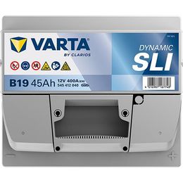 Varta Starterbatterie DYNAMIC SLI 12V, 45 Ah, 400 A 545412040K262 12V 45Ah 400A f&uuml;r VW FIAT / LANCIA TOYOTA AUDI MERCEDES-BENZ HYUNDAI RENAULT CITRO&Euml;N