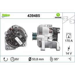 Valeo Generator NEW ORIGINAL PART 439485 14V 170A f&uuml;r BMW 12317792072 12317802929 7799204
