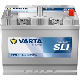 Varta Starterbatterie DYNAMIC SLI 12 V, 70 Ah, 630 A 570412063K262 12V 70Ah 630A f&uuml;r MITSUBISHI VW SUZUKI FIAT / LANCIA TOYOTA MERCEDES-BENZ VOLVO BYD