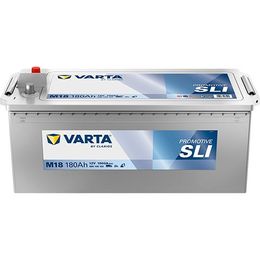 Varta Starterbatterie PROMOTIVE SLI 12 V, 180 Ah, 1000 A 680108100K182 12V 180Ah 1.000A f&uuml;r IVECO DAF MERCEDES-BENZ MAN VOLVO 0035410501 07970211000 A