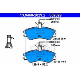 ATE Bremsensatz-Vorderachse PowerDisc / Standard IJZJSGI8F2 Bremsensatz, Scheibenbremse vorne rechts links bel&uuml;ftet 266mm f&uuml;r PEUGEOT CITRO&Euml;N 425155 4