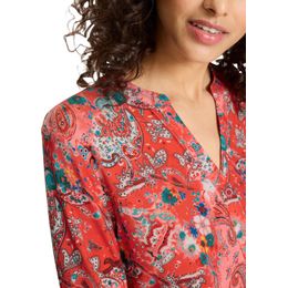 Heine Witt Damen Blusenshirt mit Paisley-Print, erdbeere-bedruckt, Gr&ouml;&szlig;e 44