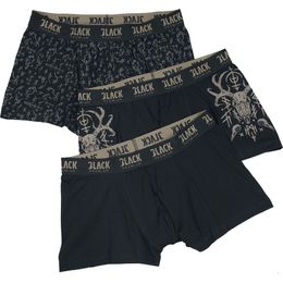 Black Premium by EMP Celtic fine lines Dreierpack Boxershorts Boxershort schwarz in L Q325-000822 M511570