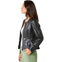 Mainpol Damen Lederblazer mit handschuhweichem Griff, schwarz, Gr&ouml;&szlig;e 36