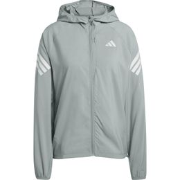 Adidas adi365 3S JKT W Laufjacke Damen - Gr&ouml;&szlig;e L - gr&uuml;n