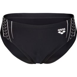 arena M arena DOUBLE GRAPHIC SWIM BRIEFS Badehose Herren - Gr&ouml;&szlig;e 6 - schwarz