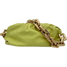 Bottega Veneta Crossbody Bags - Bottega Veneta Pouch Chain - Lemongrass - Gr. unisize - in Gr&uuml;n - f&uuml;r Damen