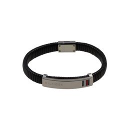 Tommy Hilfiger Armband Herren Gr&ouml;&szlig;e One Size schwarz / silber