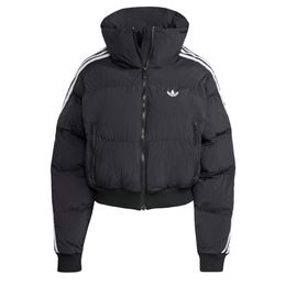 adidas originals Jacke 'Adicolor' Damen Gr&ouml;&szlig;e 5XL/6XL schwarz / wei&szlig; Winterjacke