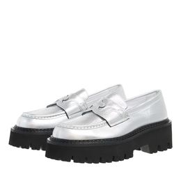 Moschino Loafer - Scarpa Donna - Gr. 37 (EU) - in Silber - f&uuml;r Damen