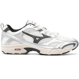 Mizuno Low-Top Sneaker - baskets a empiecements 2 - Gr. US_8_5 - in Wei&szlig; - f&uuml;r Damen