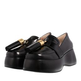 Moschino Loafer - Metal Tassel - Gr. 37 (EU) - in Schwarz - f&uuml;r Damen
