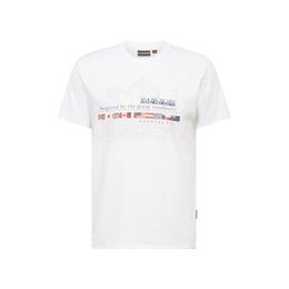Napapijri T-Shirt 'TURIN 1' Herren Gr&ouml;&szlig;e XL navy / grau / rot / wei&szlig;