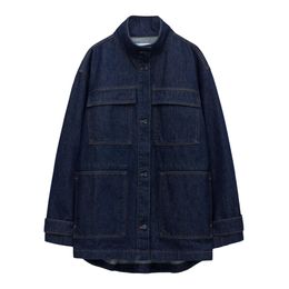 Adolfo Dominguez Jacke Damen Gr&ouml;&szlig;e XXL blue denim