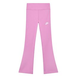 Nike Sportswear Leggings 'CLSSC' M&auml;dchen Gr&ouml;&szlig;e 147/158 eosin / wei&szlig;
