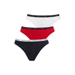Tommy Hilfiger Underwear String Damen Gr&ouml;&szlig;e XL marine / dunkelrot / schwarz / wei&szlig;
