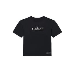 Nike Sportswear T-Shirt 'DANCE' M&auml;dchen Gr&ouml;&szlig;e 128/138 schwarz / wei&szlig;