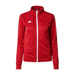 adidas Performance Trainingsjacke 'Entrada 22' Damen Gr&ouml;&szlig;e M/L dunkelrot / wei&szlig;