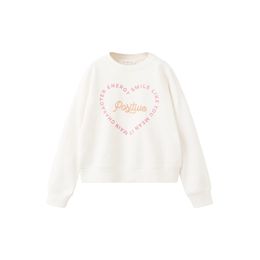 Mango Kids Sweatshirt 'JANE' M&auml;dchen Gr&ouml;&szlig;e 152 apricot / rosa / offwhite
