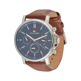 Tommy Hilfiger Uhr Herren Gr&ouml;&szlig;e One Size navy / braun / silber
